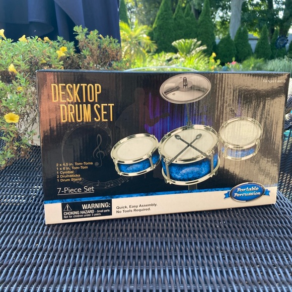 Portable Percussion | Office | Desktop Drum Set By Portable Percussion ...